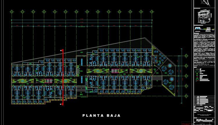 2 Floors 5 Stars Hotel Elevations And Layout Plan AutoCAD File DWG ...