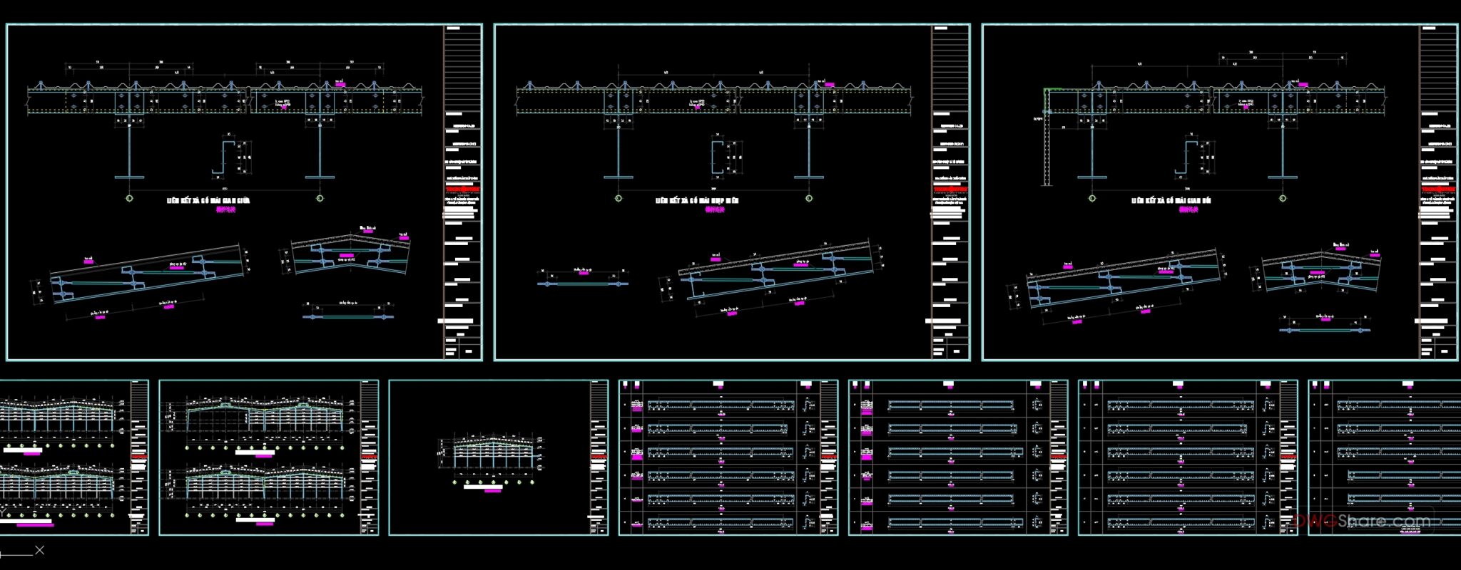 21.Steel Structure Design With All Elements Details CAD
