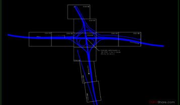 Bus Station Layout Plan AutoCAD File DWG