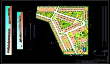 Hospital Landscaping Layout Plan AutoCAD File DWG