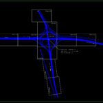 36.Cad File of Partial Cloverleaf Interchange Layout For Free Download ...