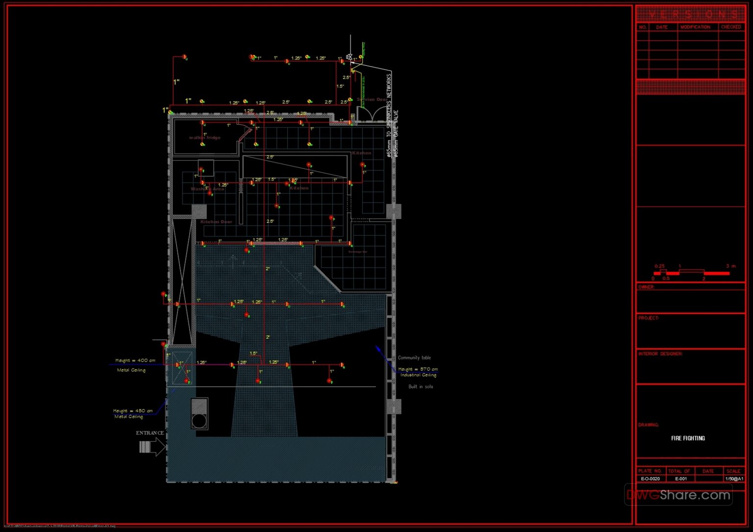 37.Restaurant HVAC Fire Fighting Project
