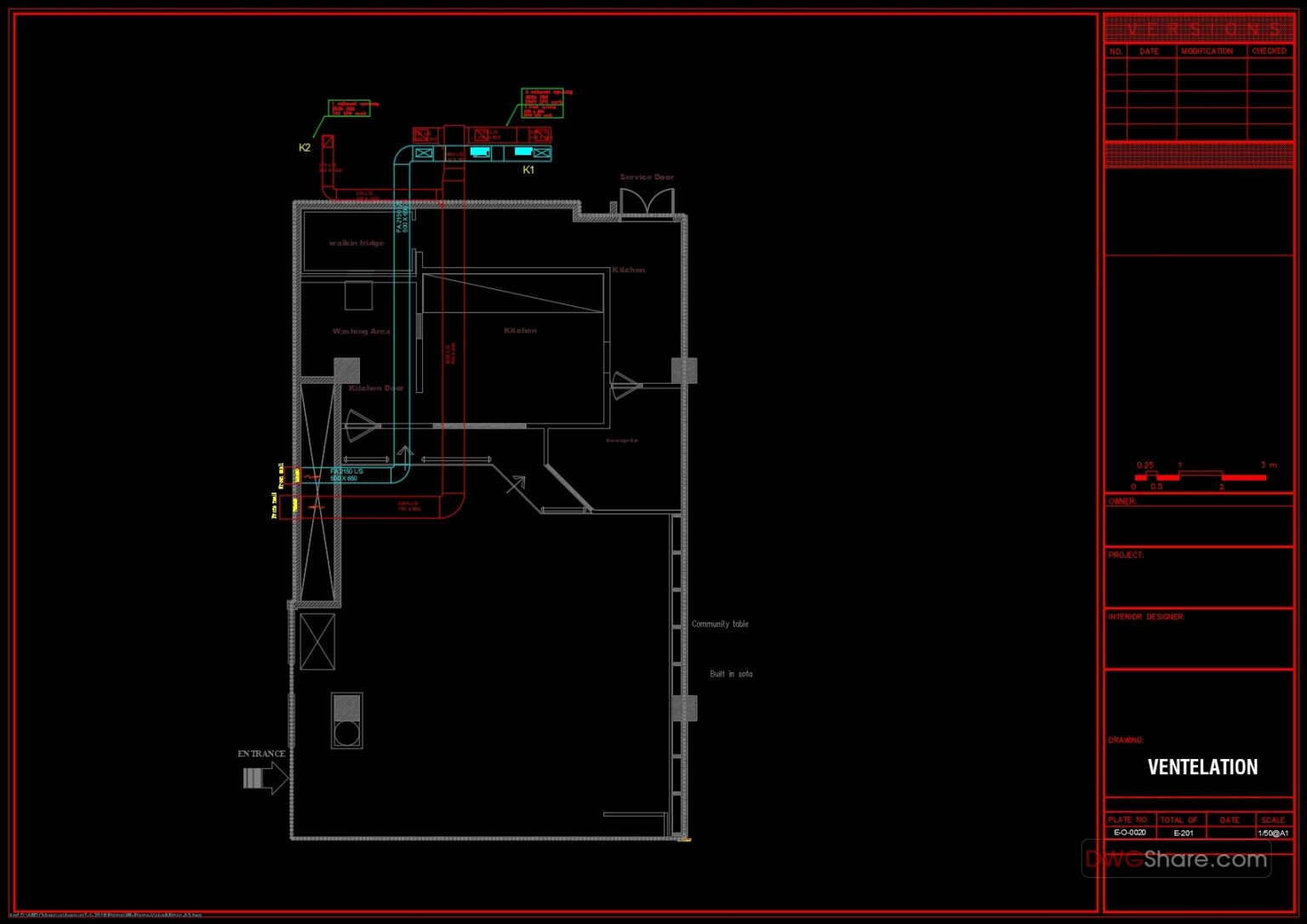 37.Restaurant HVAC Fire Fighting Project