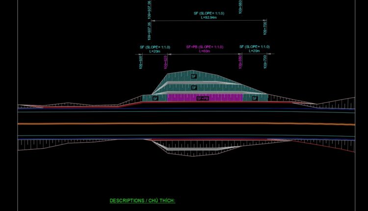 38.Cad File of Slope Protection At Deep Excavation For Free Download ...