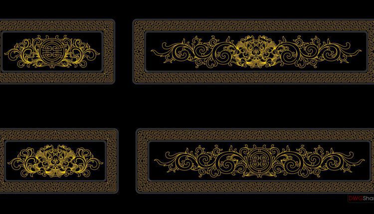 51.Asian Traditional Pattern AutoCAD Blocks Free Download - Free Cad ...