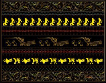 52.Asian Traditional Pattern AutoCAD Blocks Free Download