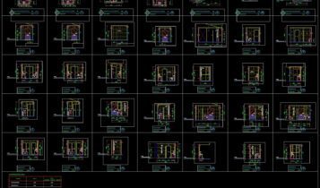 99.Shoe Storage Cabinet Cad Blocks free download