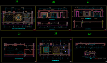 Checkout counter free AutoCAD drawings