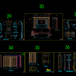 60.Wall cladding details, Ceiling Details Autocad Blocks (1) - Free Cad ...