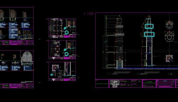 7.Mosque Architectural Detail in AutoCAD - Free Cad Blocks, download ...