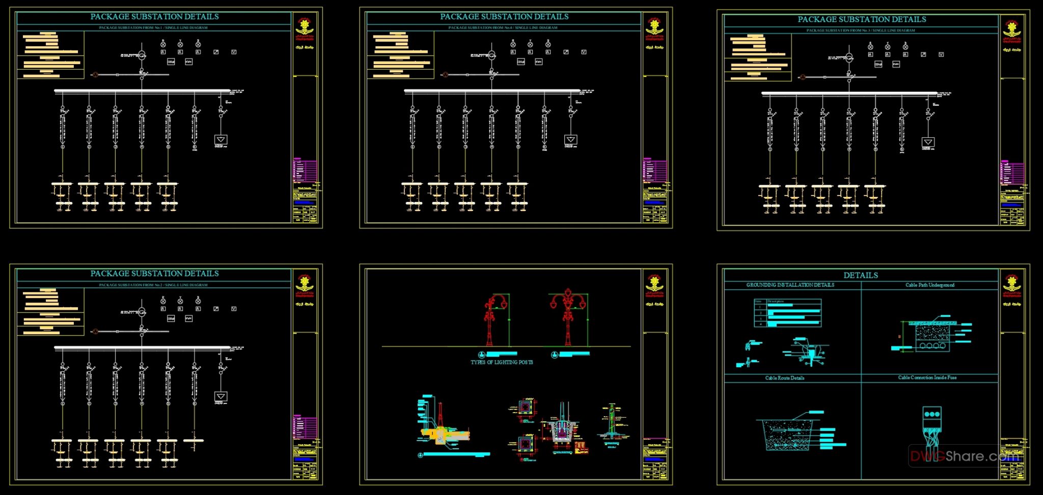 71.Electric Package Substation Details CAD