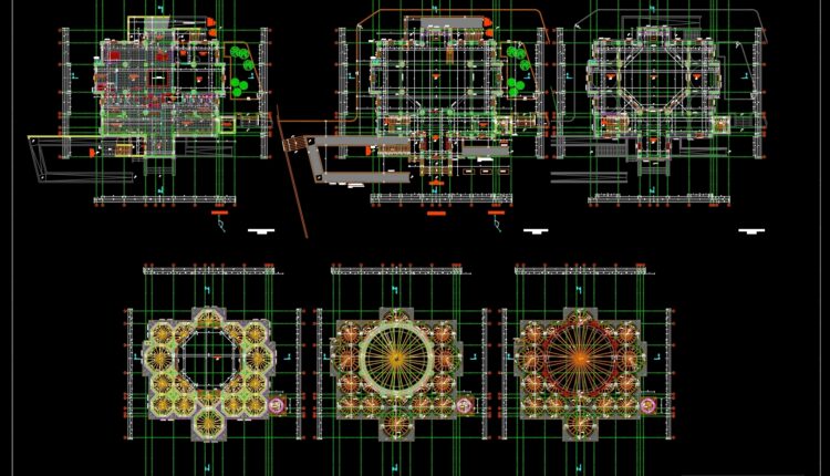 8.Mosque Architectural Detail in AutoCAD download - Free Cad Blocks ...
