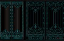 27.Gate and Fence design AutoCAD blocks free download