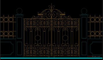 80.Gas Grill AutoCAD blocks free download