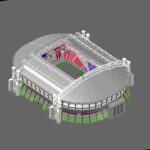 Amsterdam Arena Stadium Free 3D Drawing Download (1) - Free Cad Blocks ...
