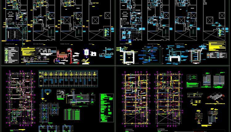 Apartment Plans AutoCAD File Free Download - Free Cad Blocks, download ...
