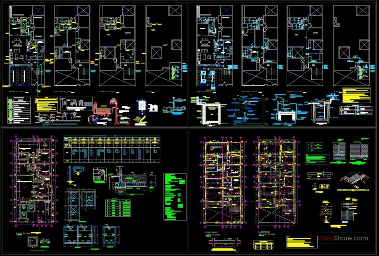 Apartment Plans AutoCAD File Free Download
