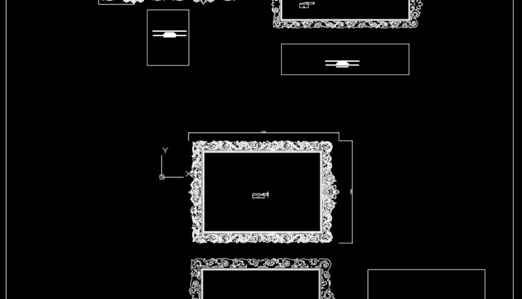 Carved Frames Cad Blocks Free Download - Free Cad Blocks, download DWG ...