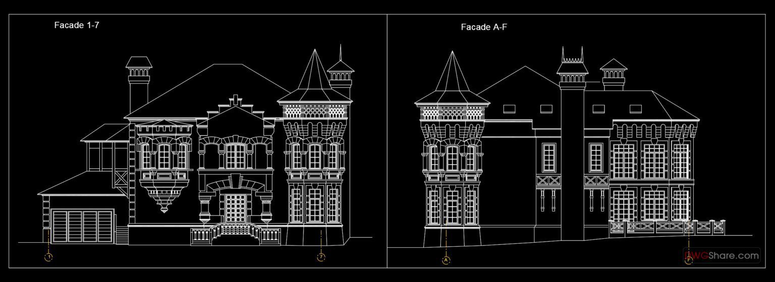 Castle AutoCAD File Free Download