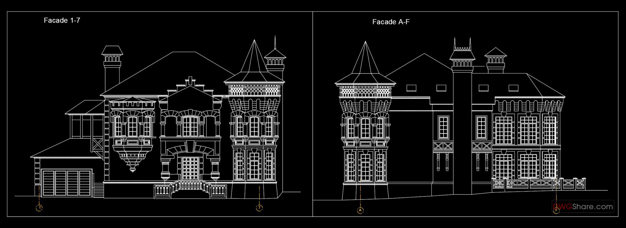 Castle AutoCAD File Free Download