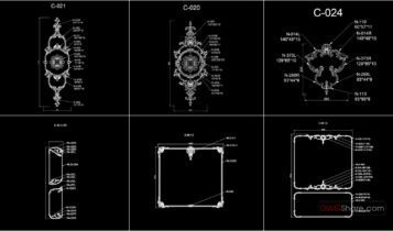 124.Indian Pattern Cad Blocks Free Download