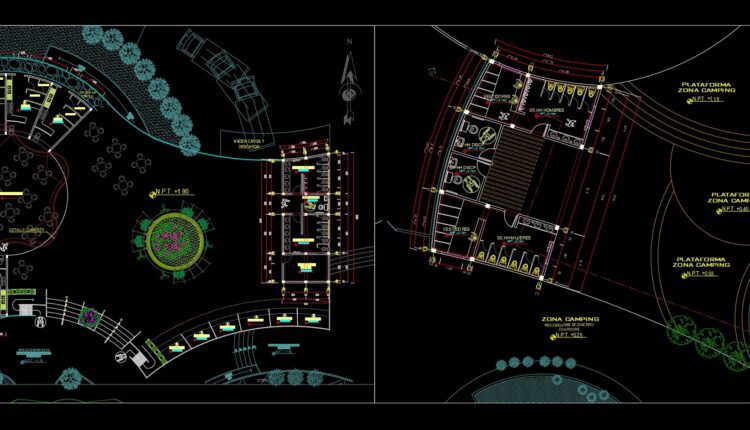 Ecotourism complex - aquarium free AutoCAD drawings - Free Cad Blocks ...