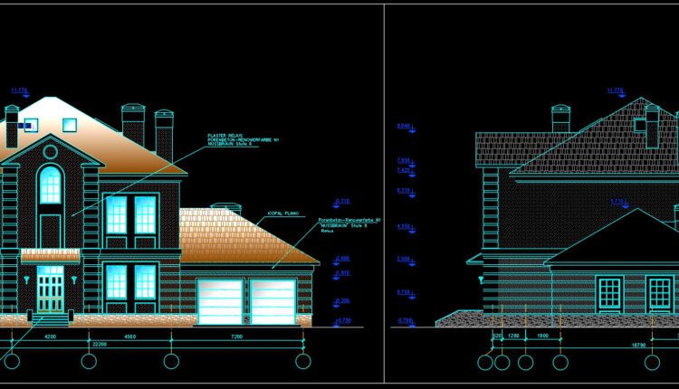 Family house AutoCAD File Free Download - Free Cad Blocks, download DWG ...