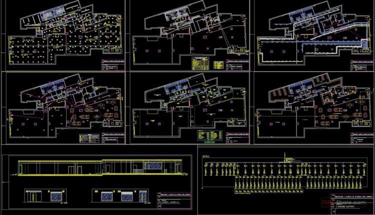 Gym Project free AutoCAD drawings - Free Cad Blocks, download DWG ...