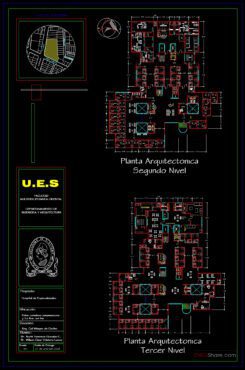 Hospital Building Project AutoCAD File DWG