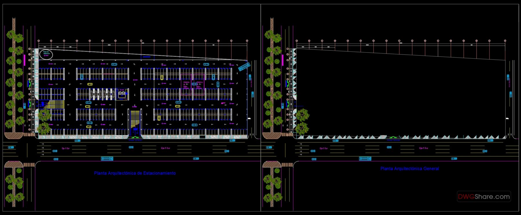 Mall Architecture Projects Detail AutoCAD File DWG