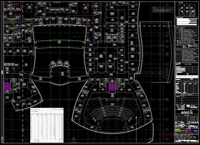 Medical and Research Center Hospital Layout Plan AutoCAD File DWG