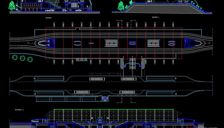 Terminals and Stations - Free download website of Autocad Blocks for ...