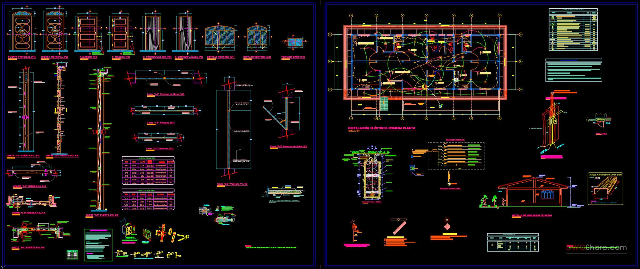 Multi Speciality Hospital Plans and Details AutoCAD File DWG