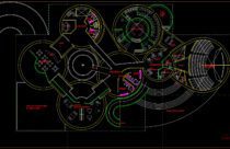 100.Autocad Drawing Of Wall Feature Panelling Details For Download