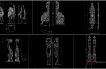 All Wood carving autocad files Free Download