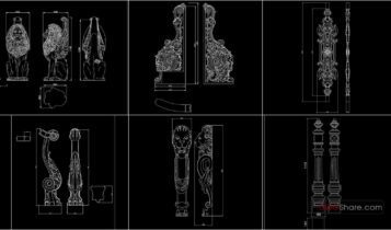 Wood carving Archives - Free Cad Blocks, download DWG models for ...