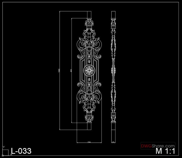 Newel Decor Sets Cad Blocks Free Download