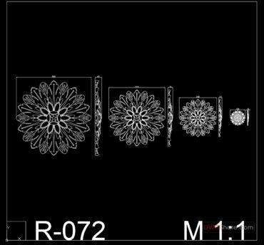 Rosettes Cad Blocks Free Download