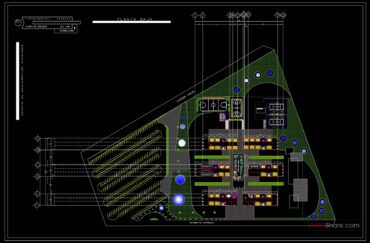 University Design Complete Plans and Details AutoCAD File DWG