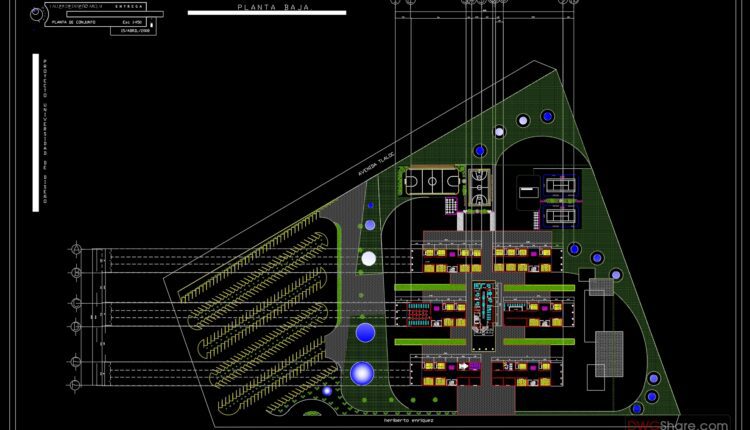 University Design Complete Plans and Details AutoCAD File DWG - Free ...