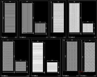 Wood Panels (Textures) Cad Blocks Free Download