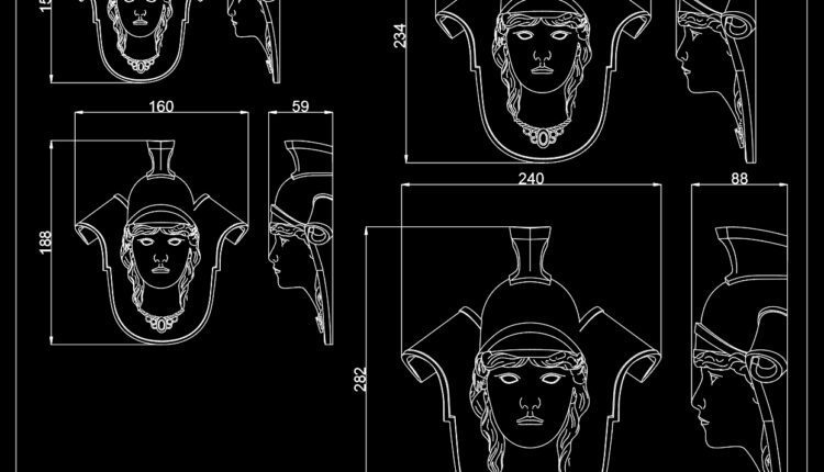 Wooden Masks Cad Blocks Free Download - Free Cad Blocks, download DWG ...