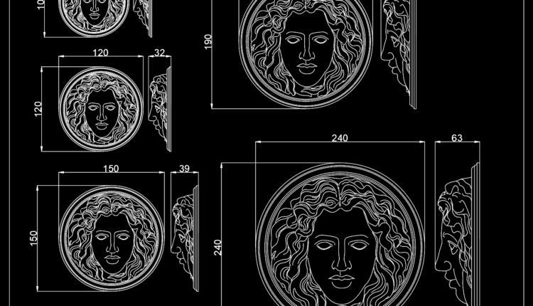 Wooden Masks Cad Blocks Free Download - Free Cad Blocks, download DWG ...