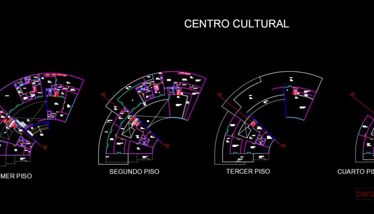 17.Centro cultural AutoCAD File Free Download - Free Cad Blocks ...