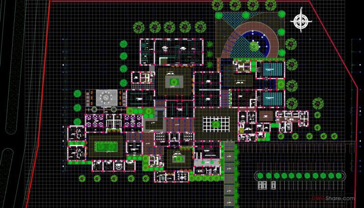 19.Centro cultural AutoCAD File Free Download - Free Cad Blocks ...