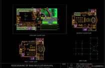 78.Flag Pole Elevation and Sections Details Autocad file