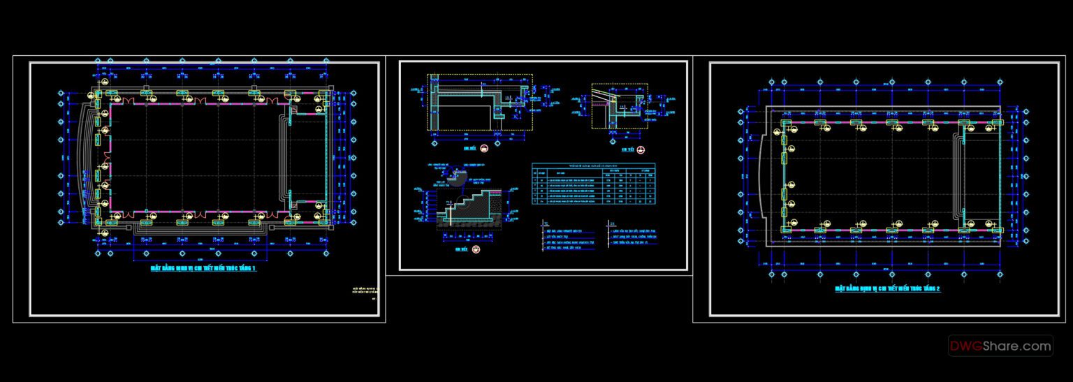 24.Multitasking Hall Planner Layout and Elevation Details AutoCAD File ...