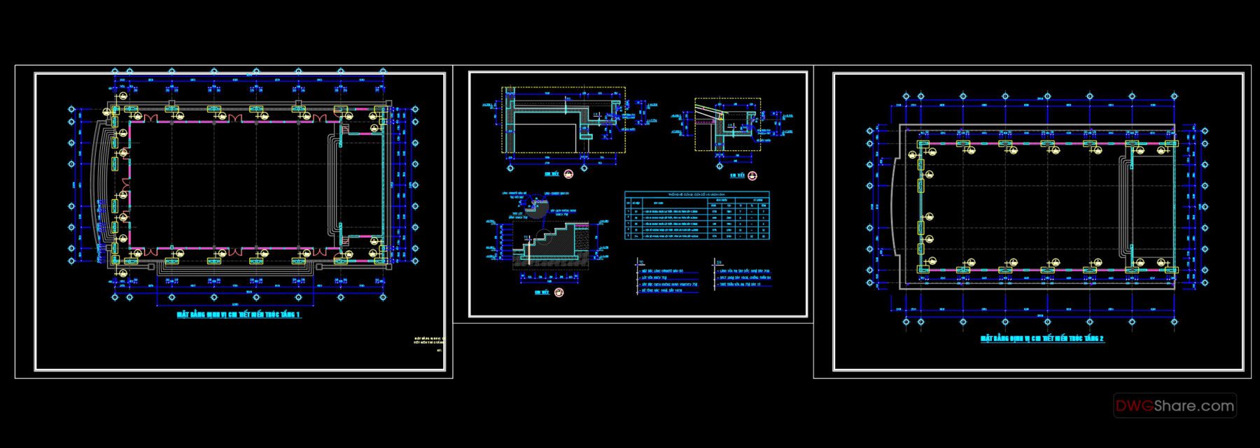 24.Multitasking Hall Planner Layout and Elevation Details AutoCAD File ...