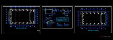 24.Multitasking Hall Planner Layout and Elevation Details AutoCAD File ...