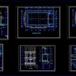 24.Multitasking Hall Planner Layout and Elevation Details AutoCAD File ...
